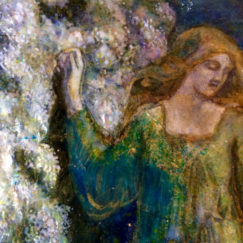 An Alexander Fisher enamel plaque - The Pear Tree Collection