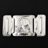 A Kate Harris art nouveau maiden silver buckle - The Pear Tree Collection